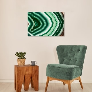Wynwood Studio Abstract Jade Geode Green and Modern & Contemporary Wall ...