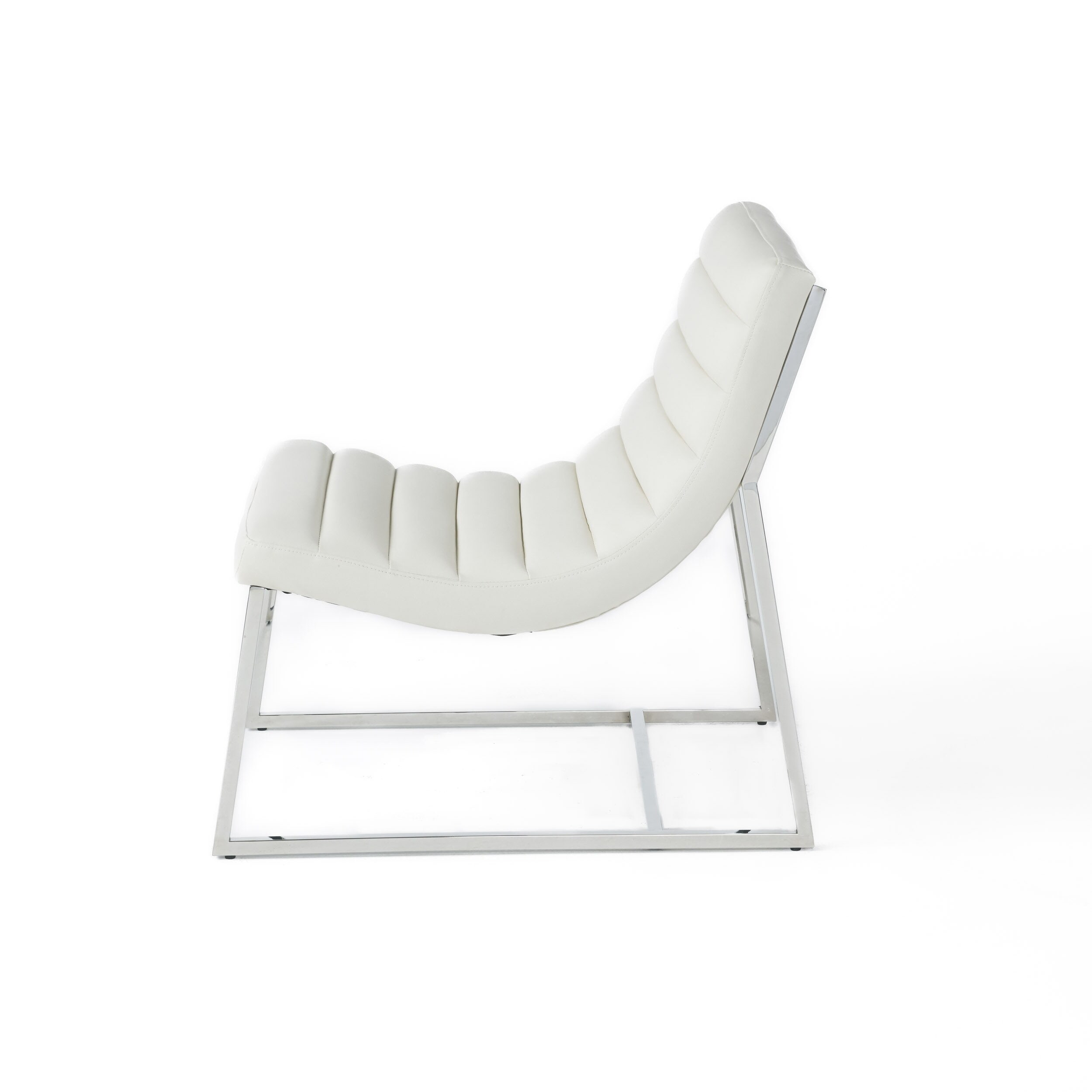Parisian White Bonded Leather Sofa Chair by Christopher Knight Home On Sale Bed Bath Beyond 6713407