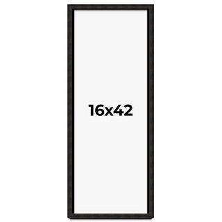 16x42 Shadow Box Black Rustic Barnwood Display Frame | 1.125 Inch - Bed ...