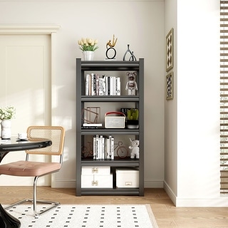 5-Tier Adjustable Metal Shelving Unit, Heavy Duty Shelving Utility Rack ...