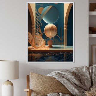 Designart "Master Consciousness Future Geometry Seance" Modern ...