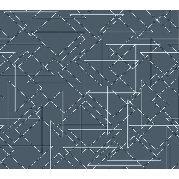 navy triangle wallpaper