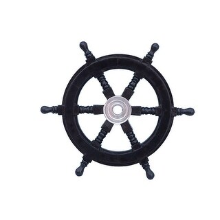 Deluxe Class Decorative Pirate Ship Steering Wheel - 12" L x 2" W x 12 ...