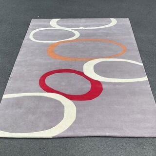 HERAT ORIENTAL Handmade Contemporary Tibetan Wool Rug - 8' x 10' - Bed ...