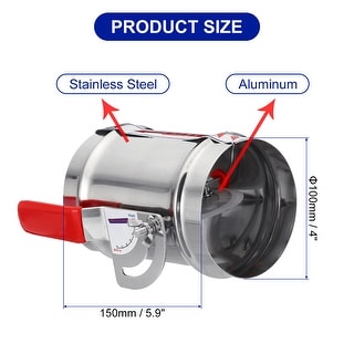HVAC Duct Manual Volume Damper, Adjustment Backdraft Damper Control ...