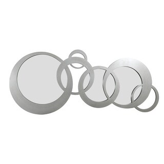 Multiple Circular Wall Mirrors For Living Room - 55 x 1 x 22 inches ...