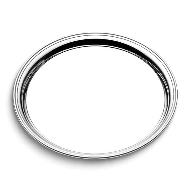 Curata Curata Sterling Silver 11 Inch Round Presentation Tray - Bed ...