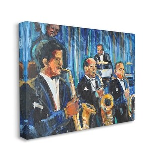 Stupell Contemporary Saxophone Jazz Ensemble Expressive Musicians ...