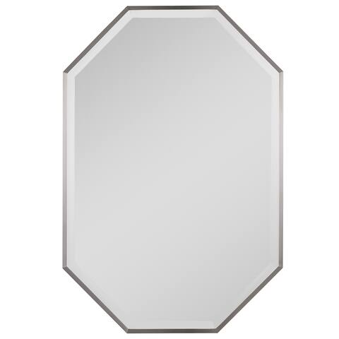 Uttermost 'Alanna' Frameless Vanity Mirror - Silver - 22x34x2 ...