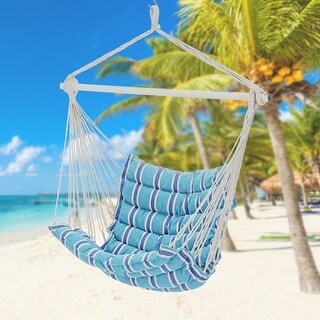 Outdoor hanging rope rocking chair, with a maximum load capacity of 330 ...