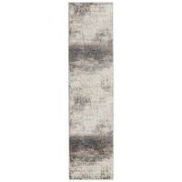 Ridley Abstract Gray/ Blue Area Rug - Bed Bath & Beyond - 33931553