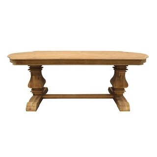 84" Natural Rectangular Solid Wood Dining Table - Bed Bath & Beyond ...
