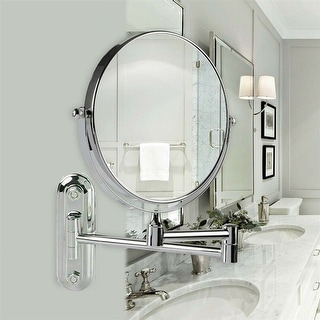 Double Sided Wall Mounted Makeup Mirror 10X Magnification 8 inch - Bed ...