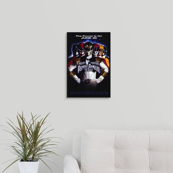 "Mighty Morphin Power Rangers The Movie (1995)" Black Float Frame ...