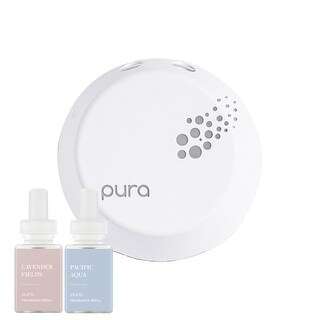 Pura Smart Fragrance Diffuser V3 Starter Set (Pacific Aqua and Lavender ...
