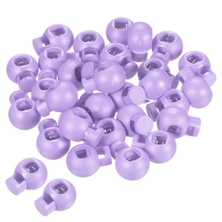 Cord Locks, 100 Pack Ball Spring Toggle Stopper, Violet - Bed Bath ...