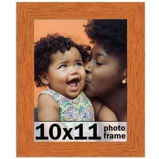 10x11 Frame Honey Pecan Brown Picture Frame - Modern Photo Frame - Bed ...