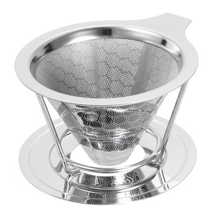Pour Over Coffee Dripper Honey-comb with Bracket - Bed Bath & Beyond ...