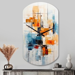 Colorful Mid Century Retro Reflections III - Abstract Midcentury Large ...