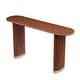 59.1" Narrow Entryway Table , Modern MDF Sofa Console with Sleek ...