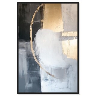 Golden Eclipse Canvas Gemstone Abstract Art by Art Remedy - Bed Bath ...