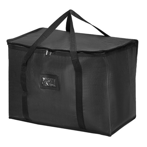 20.5"x13.8"x15.4" Insulated Reusable Grocery Bag Food Delivery Tote Bag ...