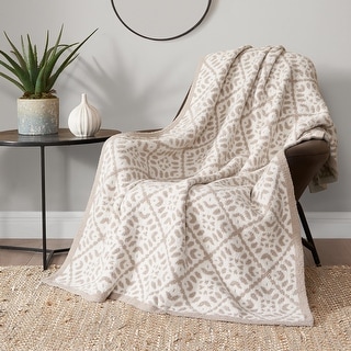 Lucky Brand Cook Cutter Throws Feather Yarn 50" x 70" Throw Blanket ...