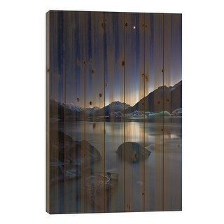 Moonlight Print On Wood by Yan Zhang - Multi-Color - Bed Bath & Beyond ...