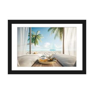 iCanvas "Comfortable Lounge Canopy On Vip Beach Seascape" by Shlapak ...