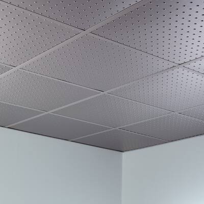 FASÄDE Minidome Decorative Vinyl 2ft x 2ft Lay in Ceiling Panel in ...