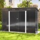 Moasis 9.1x4.2ft Large Tool Storage Shed with Window - Bed Bath ...