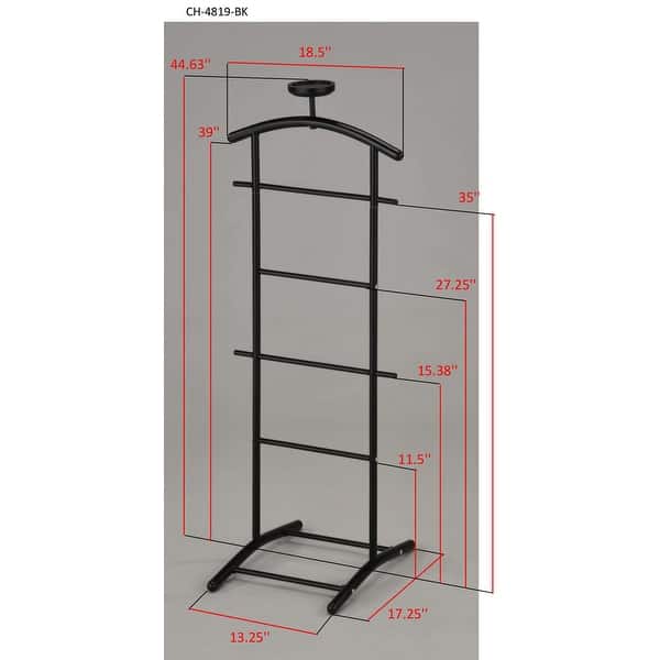 Modern Valet Stand with Sleek Metal Frame - Bed Bath & Beyond - 39217786