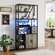 Freestanding Wine Rack, Wine Bottle Holders Stands, Coffee Bar Storage ...