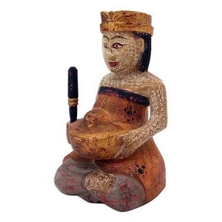 Novica Handmade Rhythmic Kempul Wood Statuette - Bed Bath & Beyond ...