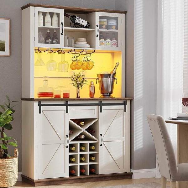 Sliding glass door bar cabinet store