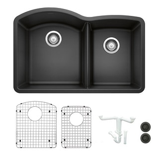 Blanco KA-440180 Diamond 32-1/16" Undermount Double Basin Granite - Bed ...