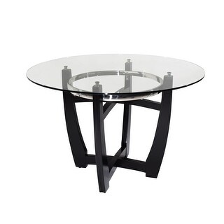 48" Inch Round Glass Top Dining Table - Bed Bath & Beyond - 36509676