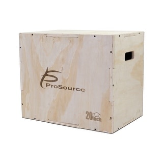 ProsourceFit Wood Plyometric Jump Box for CrossFit and Plyo Workouts ...