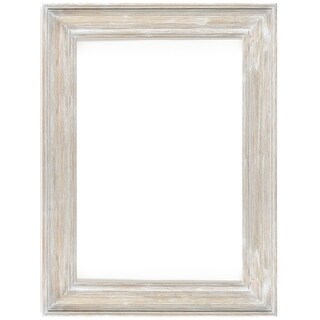 Misty Wooden Frame with Distressed White Wash Finish Perfect for Wall ...