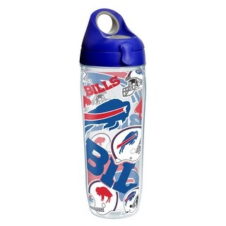 NFL Buffalo Bills All Over 24 oz Water Bottle with lid - Bed Bath ...