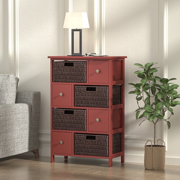 Simple Living Red Storage Cabinet - Bed Bath & Beyond - 34645383