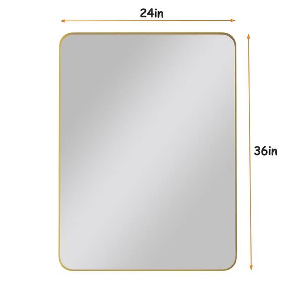 Rectangular Metal Framed Wall Mirror - Bed Bath & Beyond - 40836464