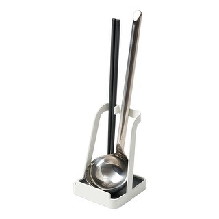 Yamazaki Home Lid and Ladle Stand, Steel - L 3.94 x W 3.94 x H 5.91 ...