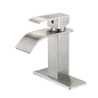 Waterfall Spout Bathroom Faucet with Single Handle - Bed Bath & Beyond ...