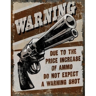 WARNING - No Warning Shot - 12in x 17in - Bed Bath & Beyond - 20533451