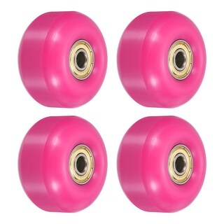 52mm Skateboard Wheels with Bearings Street Wheels Cruiser 95A, Rose ...