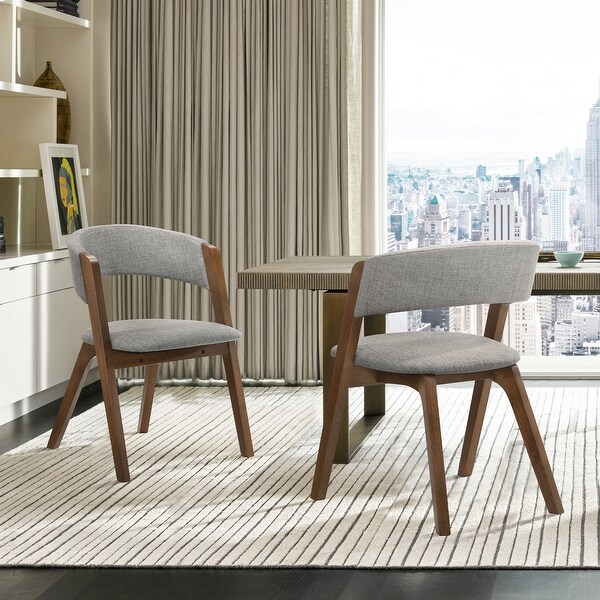 Costway Set of 2 Rattan Accent Chairs Mid Century Dining Armchair - See ...