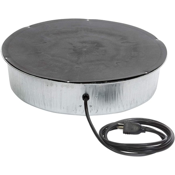 Little Giant 110 Watt Electric Galvanized Steel Water Heater Base for ...