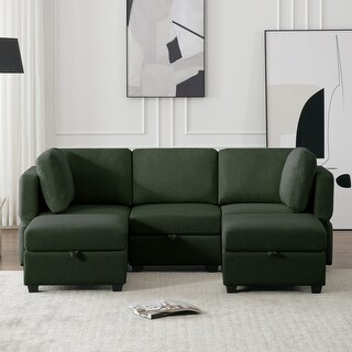 5 Seater Modular Sofa,Reversible Sectional Sofa Modern Modular ...