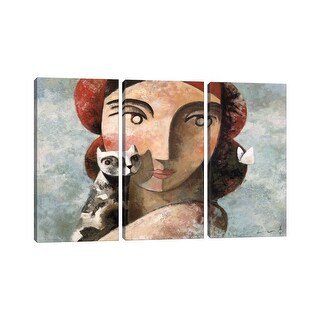 iCanvas "The Visit" by Didier Lourenco 3-Piece Canvas Wall Art Set ...